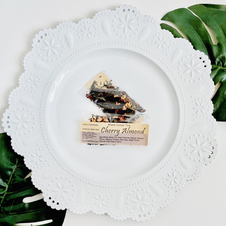 Cherry Almond Swirl an Exquisite Tea Blooming With Joy
