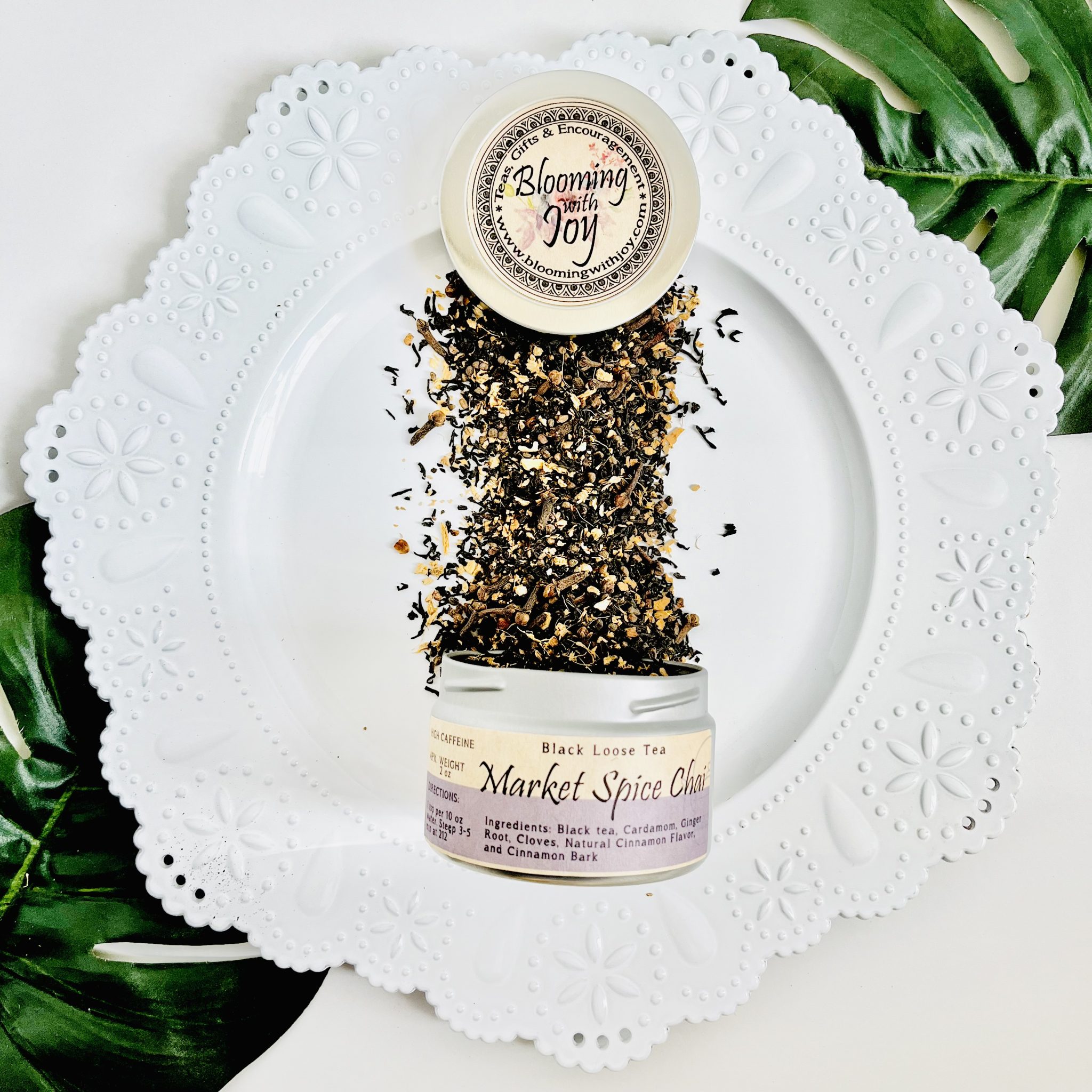 Market Spice Chai - Cozy Fall Blend Blooming with Joy