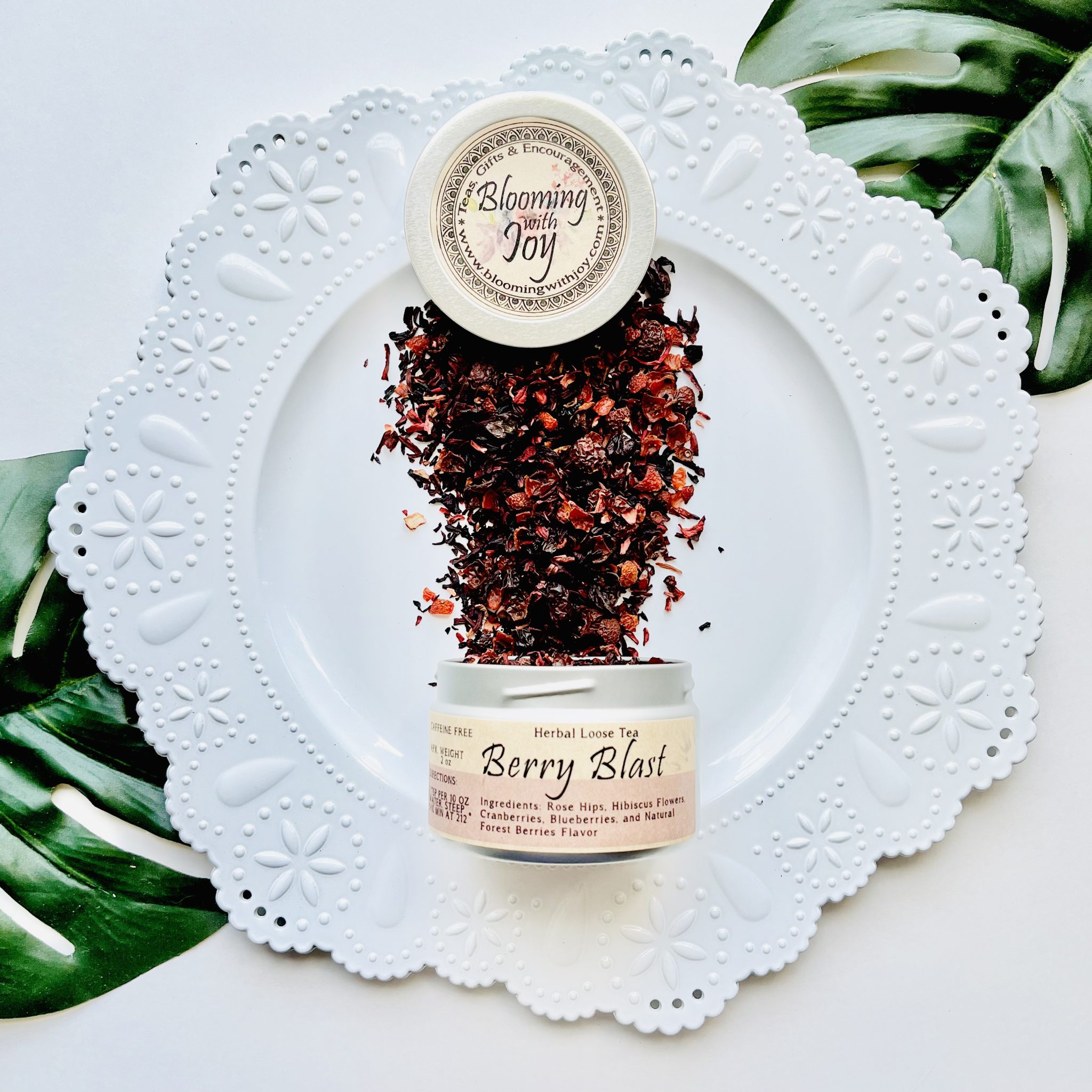 Berry Blast Herbal Tea: Naturally Delicious Loose Leaf Blend