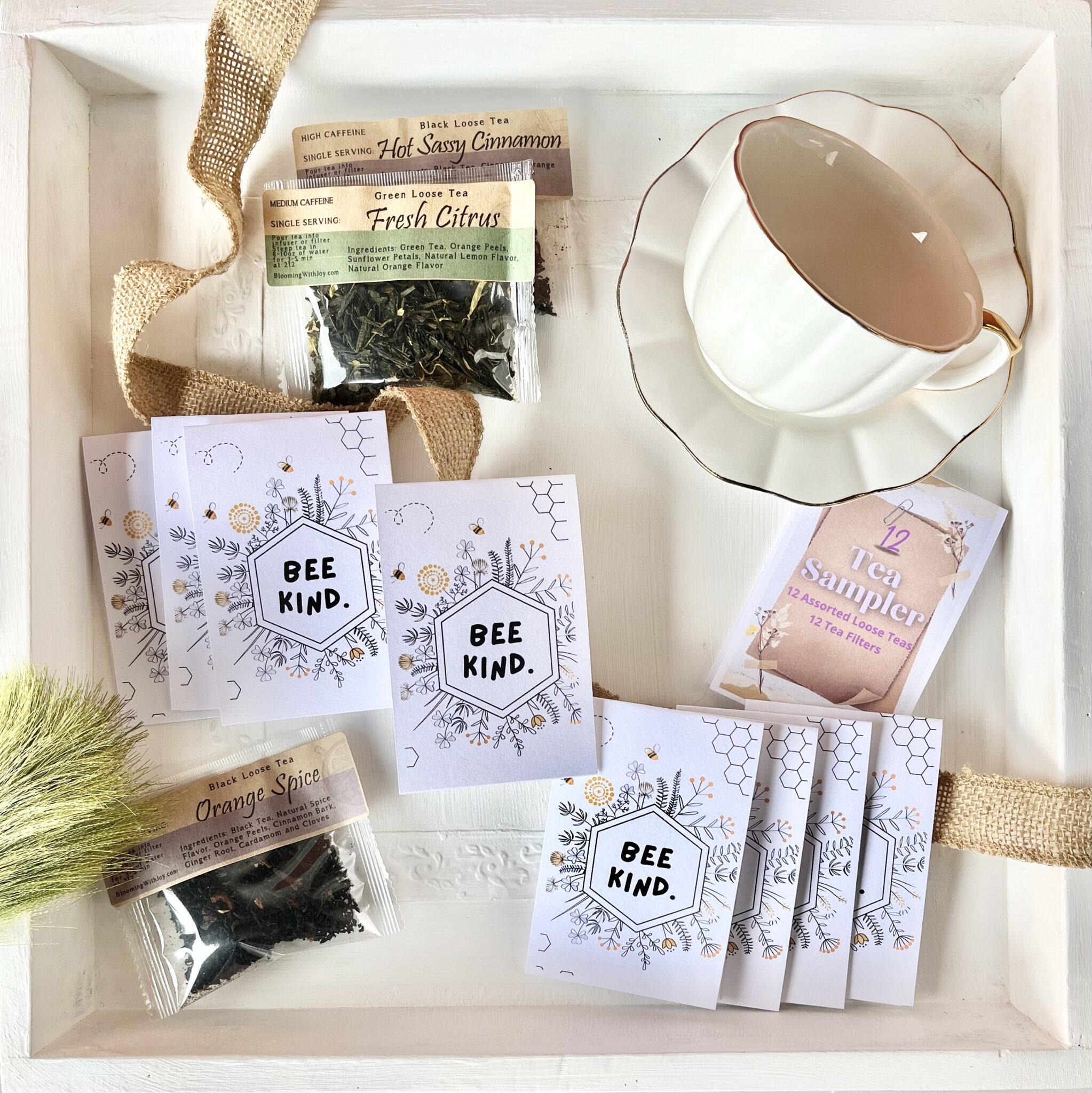 Tea Samplers and Gifts - Blooming With Joy