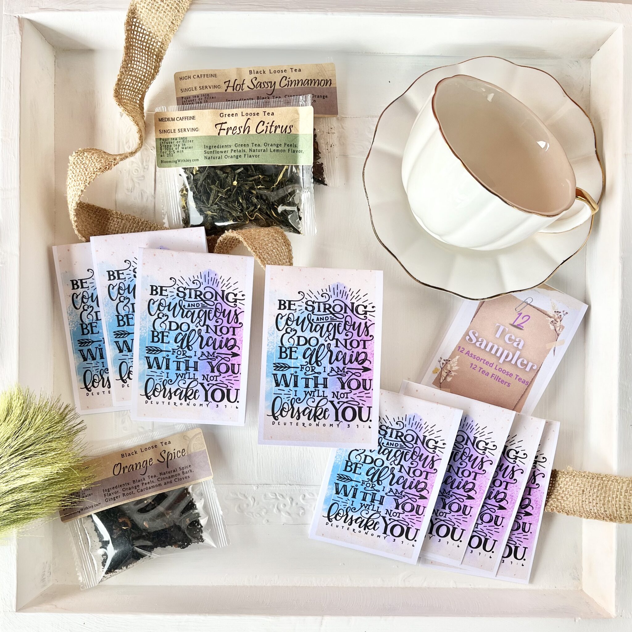 Tea Samplers and Gifts - Blooming With Joy