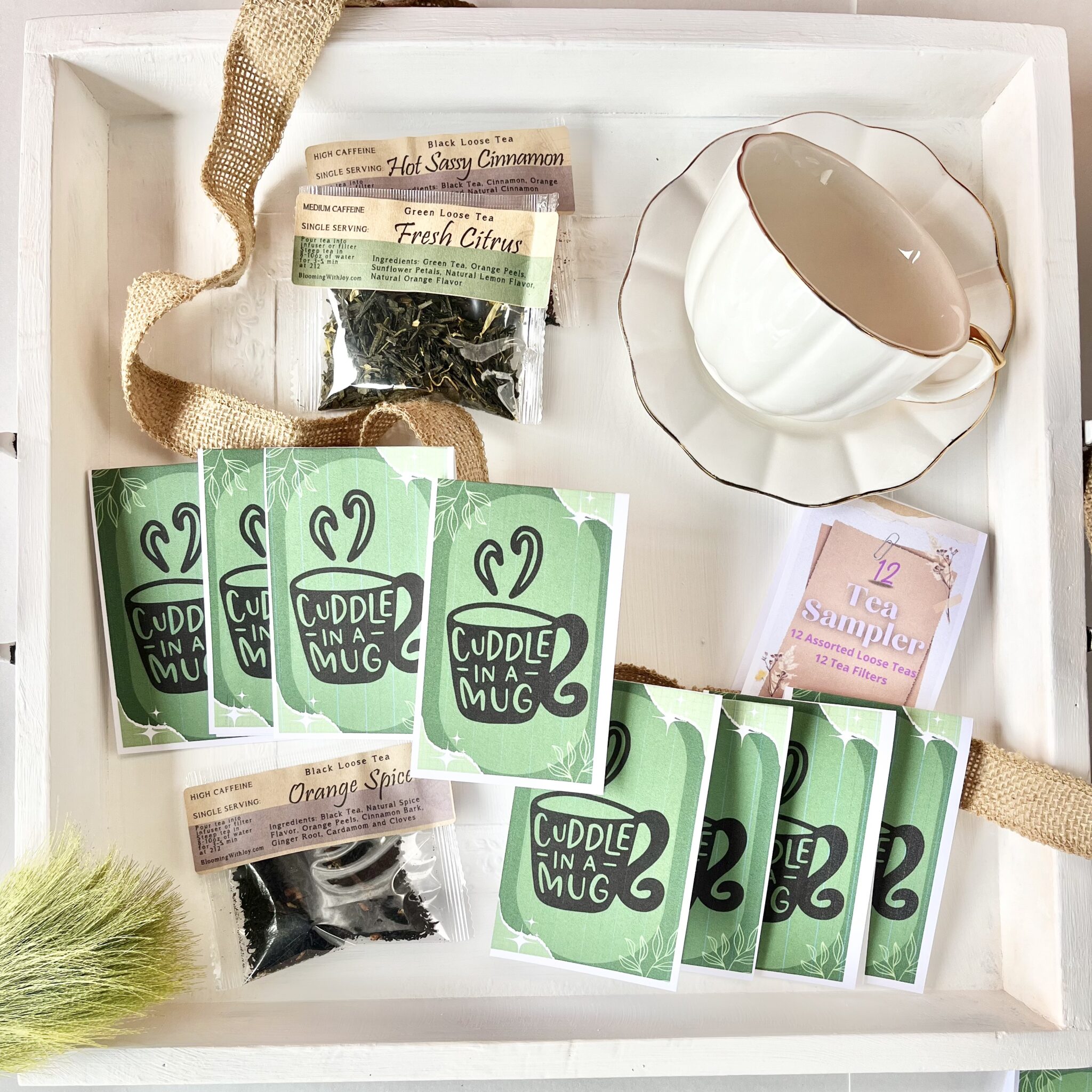 Tea Samplers and Gifts - Blooming With Joy